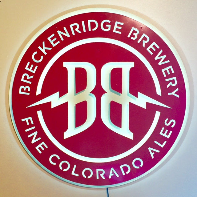 Breck Logo LED Sign – Breckenridge Brewery